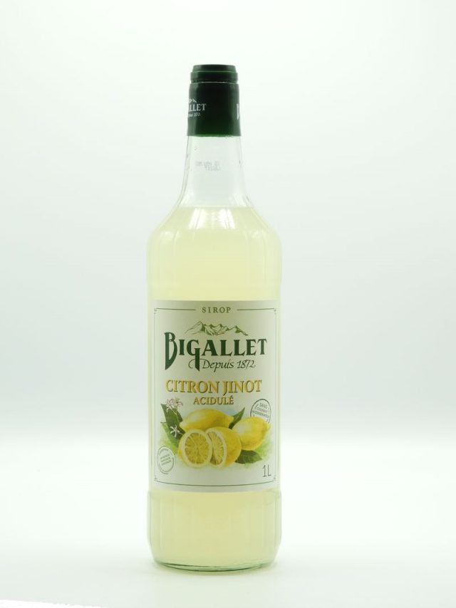 Sirop Citron Vert BIGALLET – 100 cl – Caves Berrod Boutique